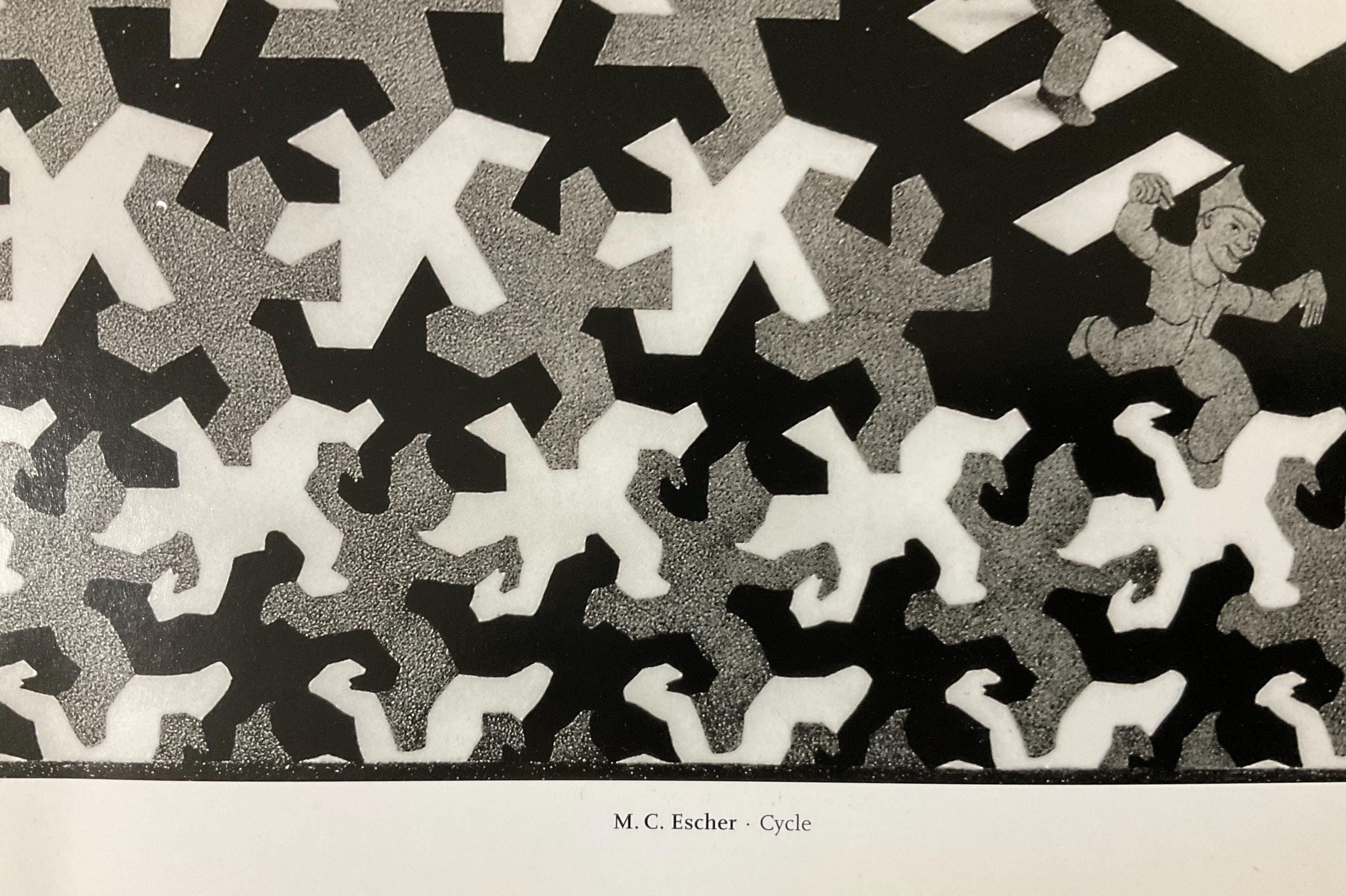 M.C. Escher - Cycle - Offset Lithograph 36x28 Cm, Limited Edition - Etsy