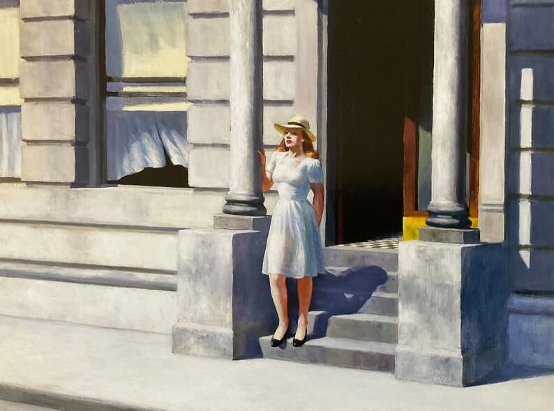 Edward Hopper - Summertime - Offset Lithograph Cm 36x28 Limited Edition - Etsy