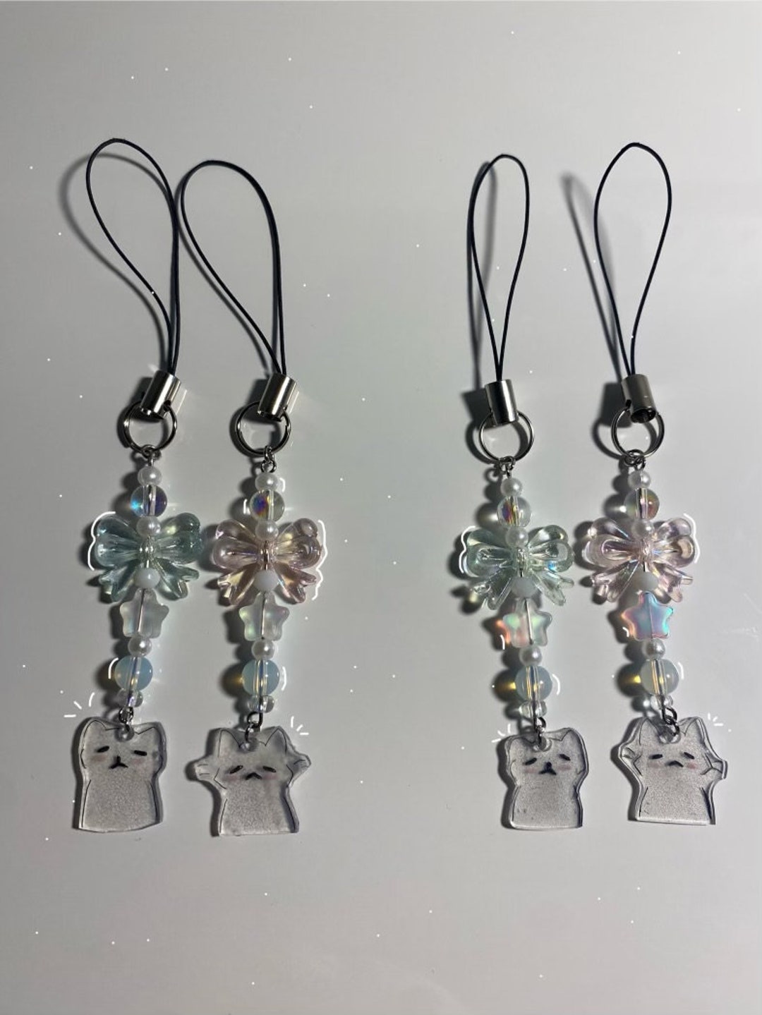 Cute Matching Cat Phone Charms! - Etsy