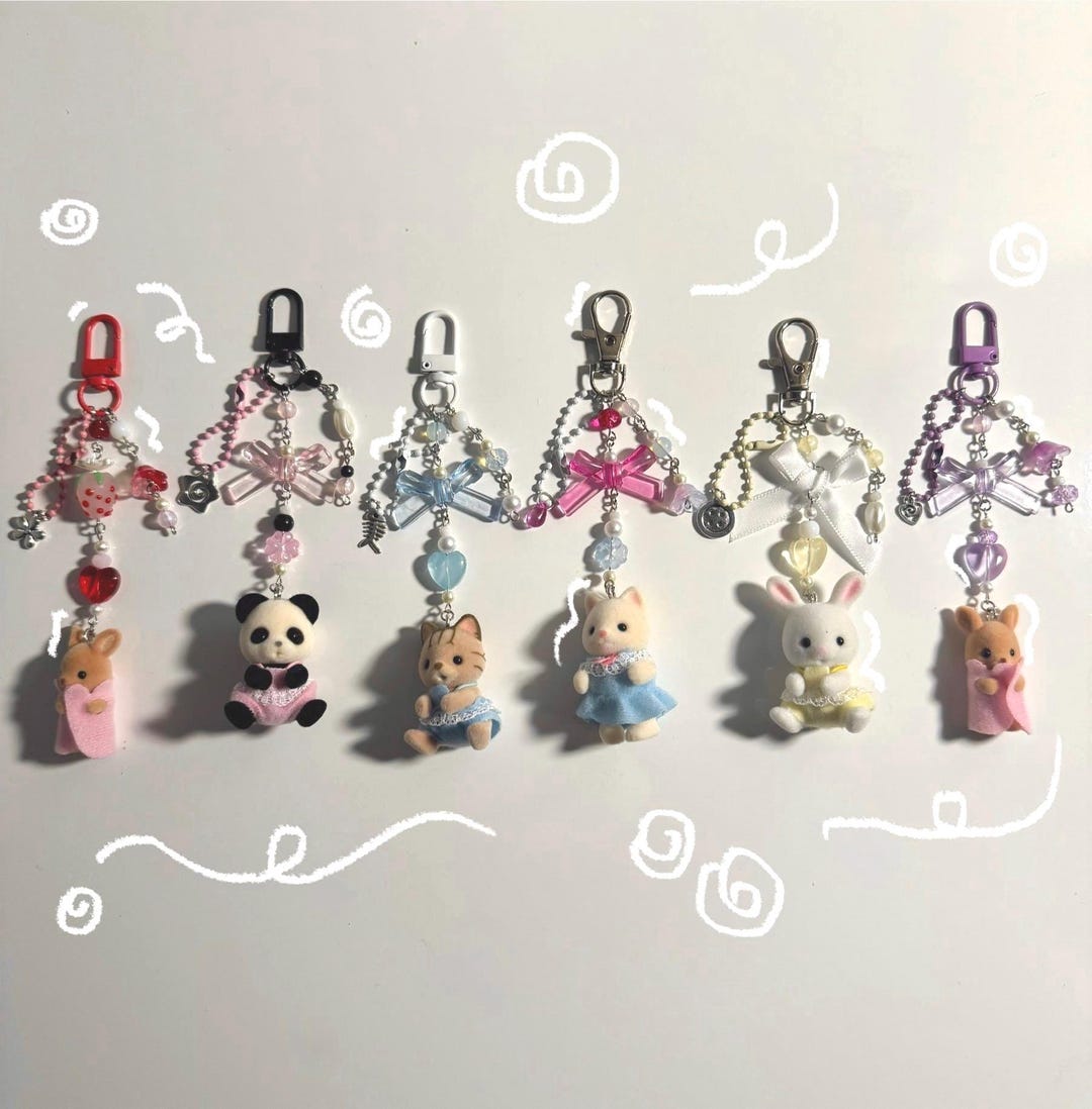 Calico Critters Keychain! - Etsy