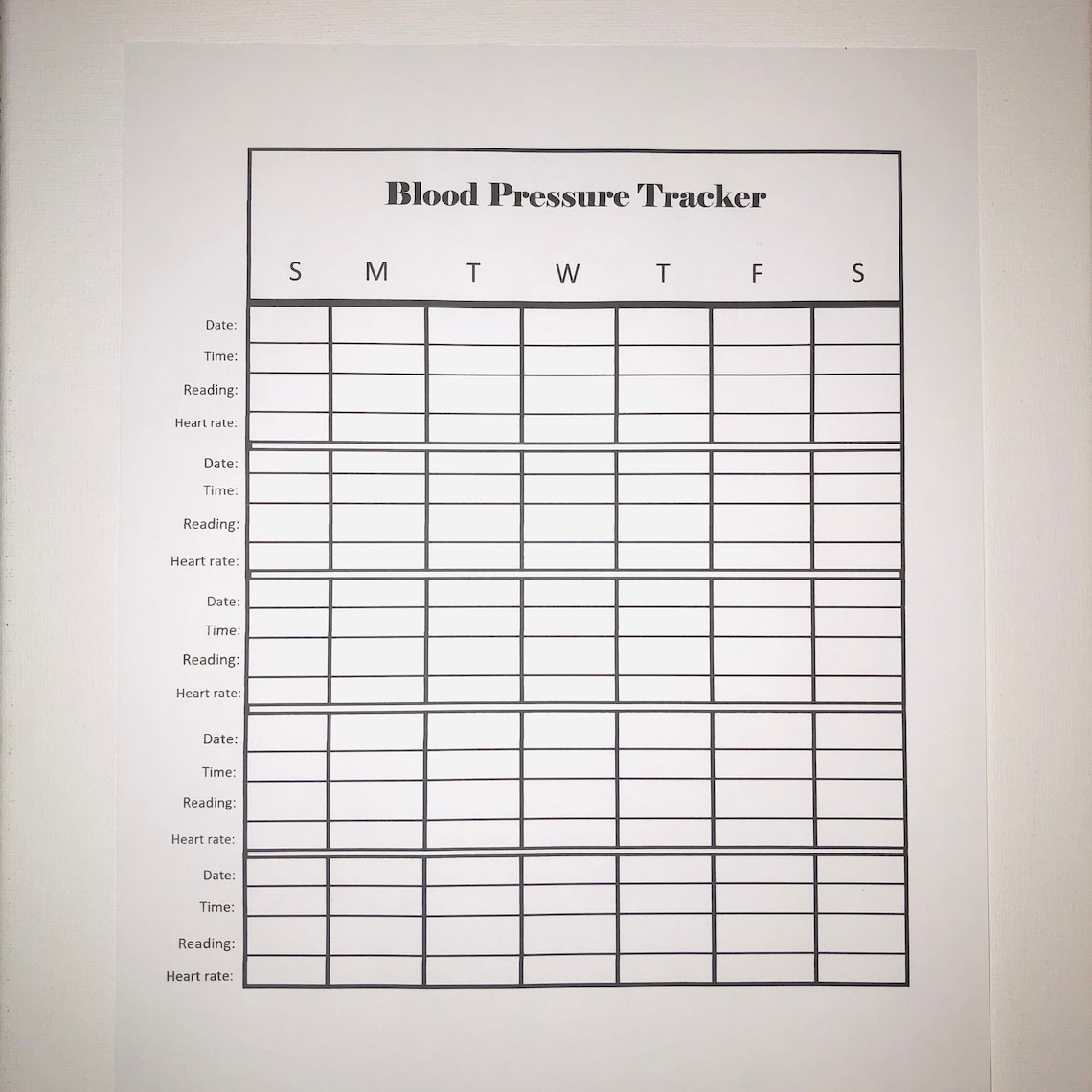 Blood pressure tracking chart printable - jolotrips