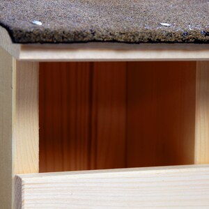 Nesting Box Half-cavity for Black Redstart, Wagtail, Spotted Flycatcher ...