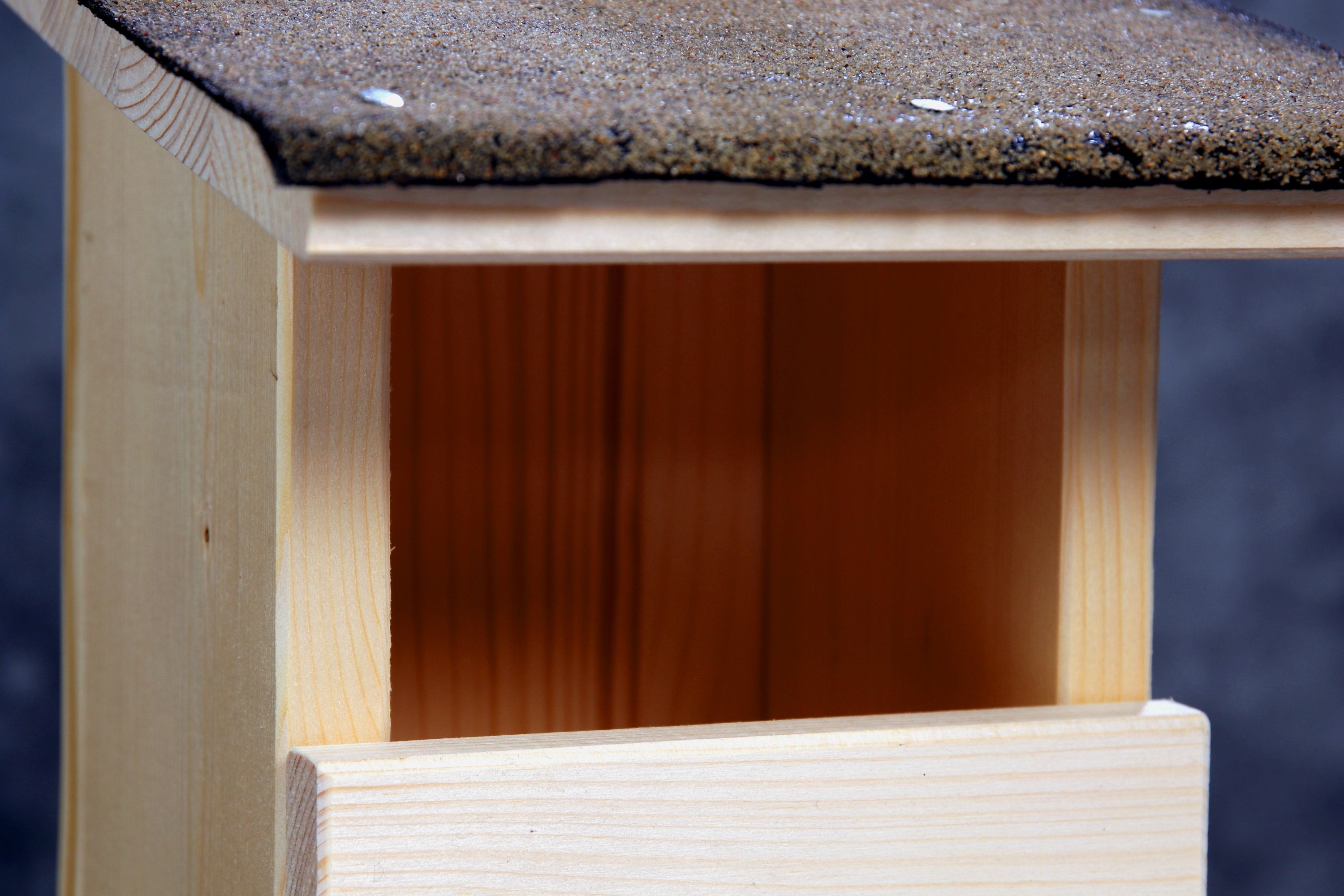 Nesting Box Half-cavity for Black Redstart, Wagtail, Spotted Flycatcher ...