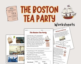 The Boston Tea Party Reading Activity - Etsy