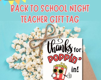 Thanks for Poppin in Tags Back to School - Etsy