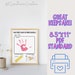 First Day of Preschool Handprint Craft - Instant Download PDF 8.5"x11 ...