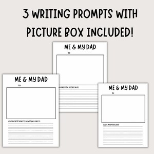 Father’s Day All About My Dad Information Sheet and Drawing, Instant ...