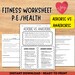 Aerobic Vs Anaerobic Worksheets - 3 Pages - PDF Printable for Middle ...