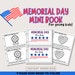 Memorial Day Mini Book for Kids: Coloring, Memorial Day Facts ...