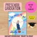 Oh the Places I'll Go | Printable Preschool Graduation Craft | Instant ...