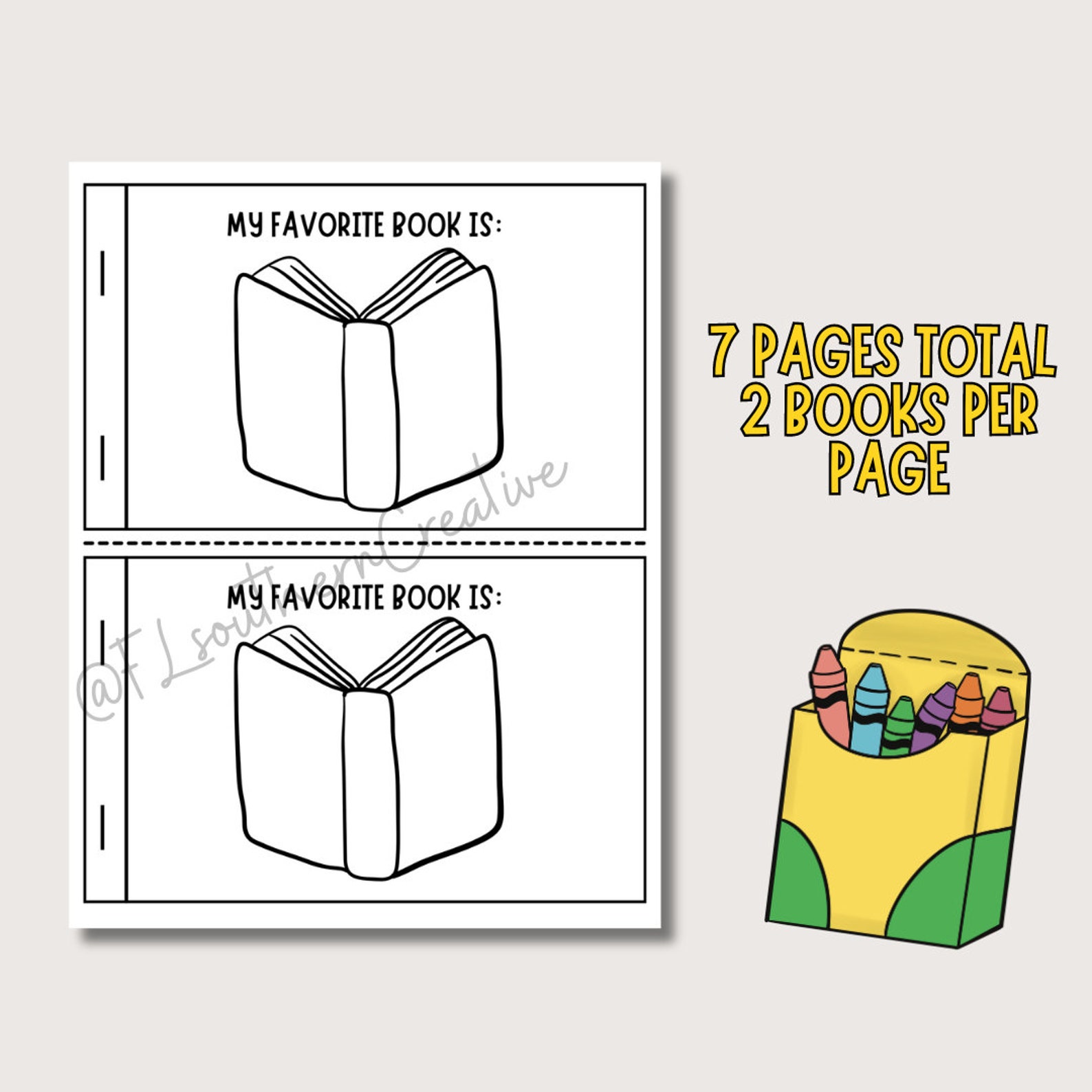 All About Me Mini Book for Preschoolers | Printable Customizable ...