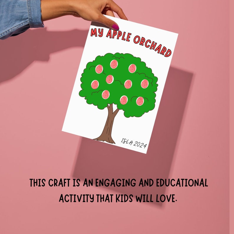 Instant Download - Apple Orchard Thumbprint Craft - 8.5"x11" PDF ...