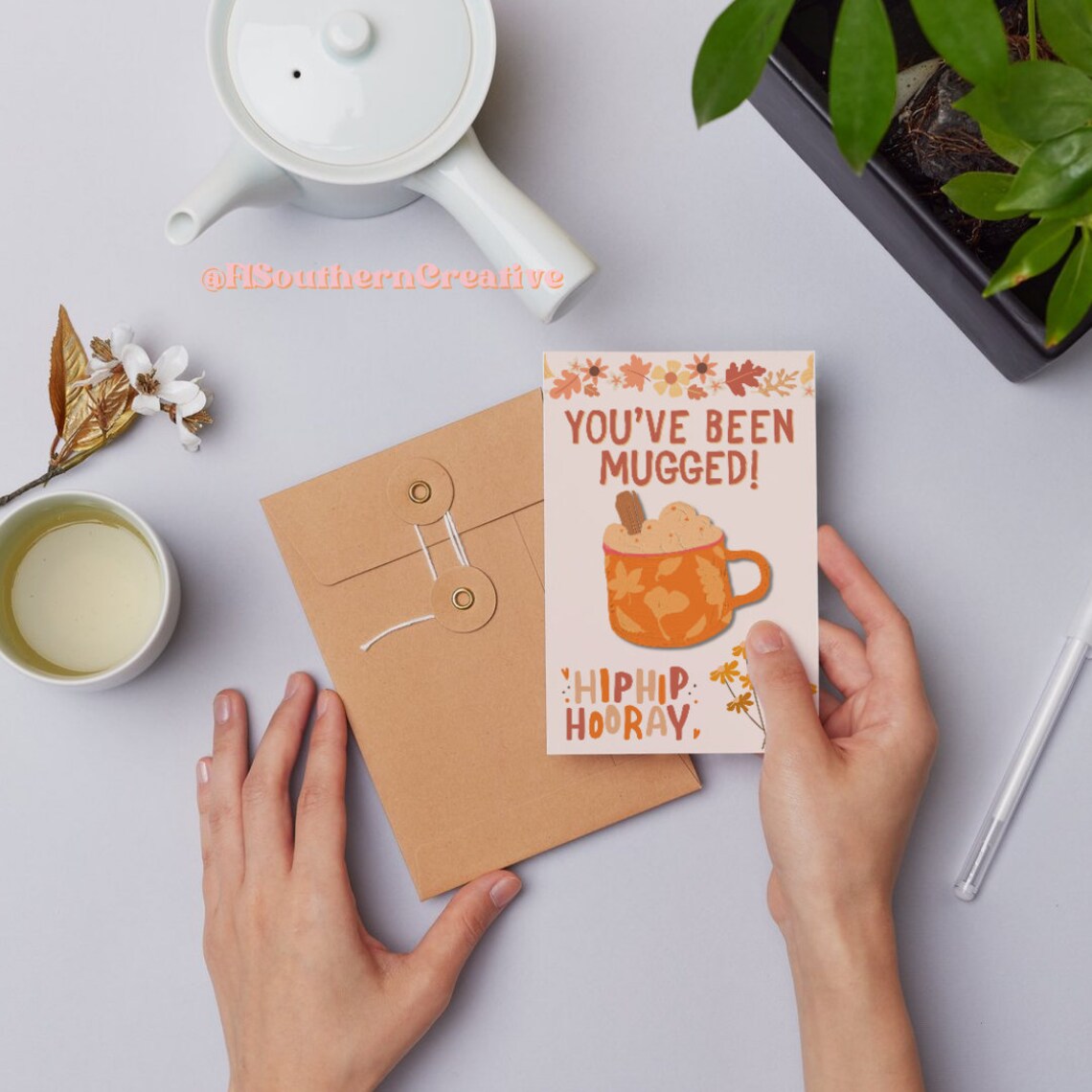 You've Been Mugged! Fall Co-worker Appreciation Tags | Instant Download ...