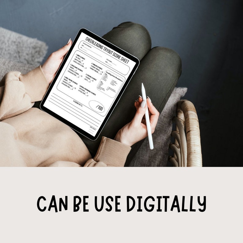 Cheerleading Tryout Score Sheet Form Instant Download - Etsy