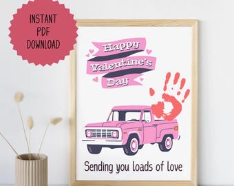 Valentine’s Day Handprint Poem Craft Keepsake – Instant PDF Download - Etsy