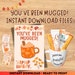 You've Been Mugged! Fall Co-worker Appreciation Tags | Instant Download ...