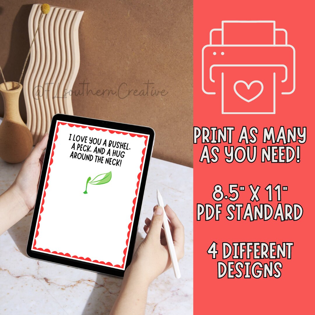 Apple Handprint Craft PDF Download | 2-page Printable | 8.5x11" - Etsy