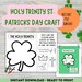 Holy Trinity Clover Craft | St. Patrick’s Day Christian Printable ...