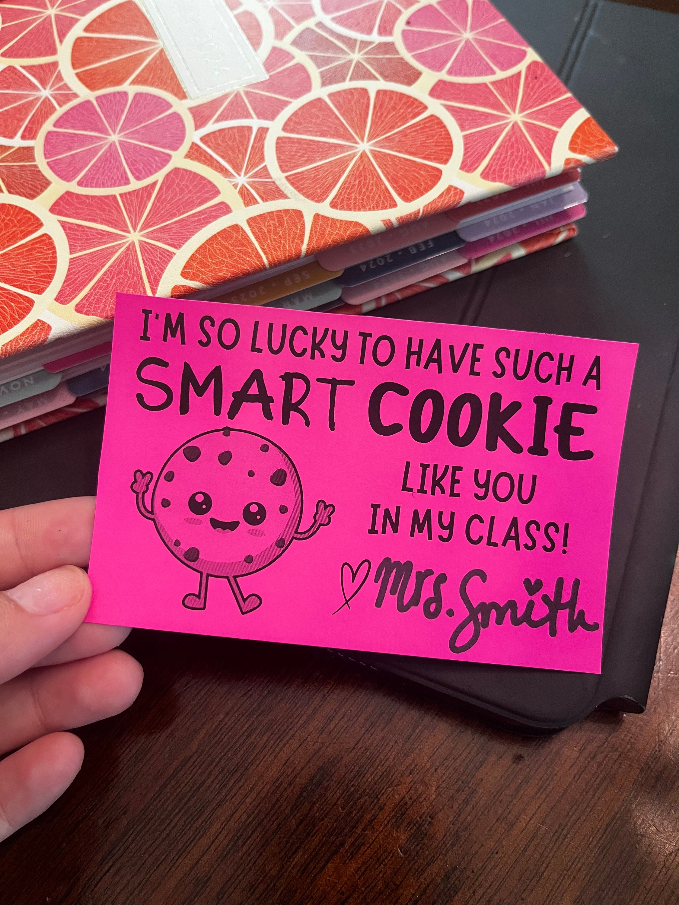 Back to School "smart Cookie" Cookie Gift Tag - Classroom Welcome ...