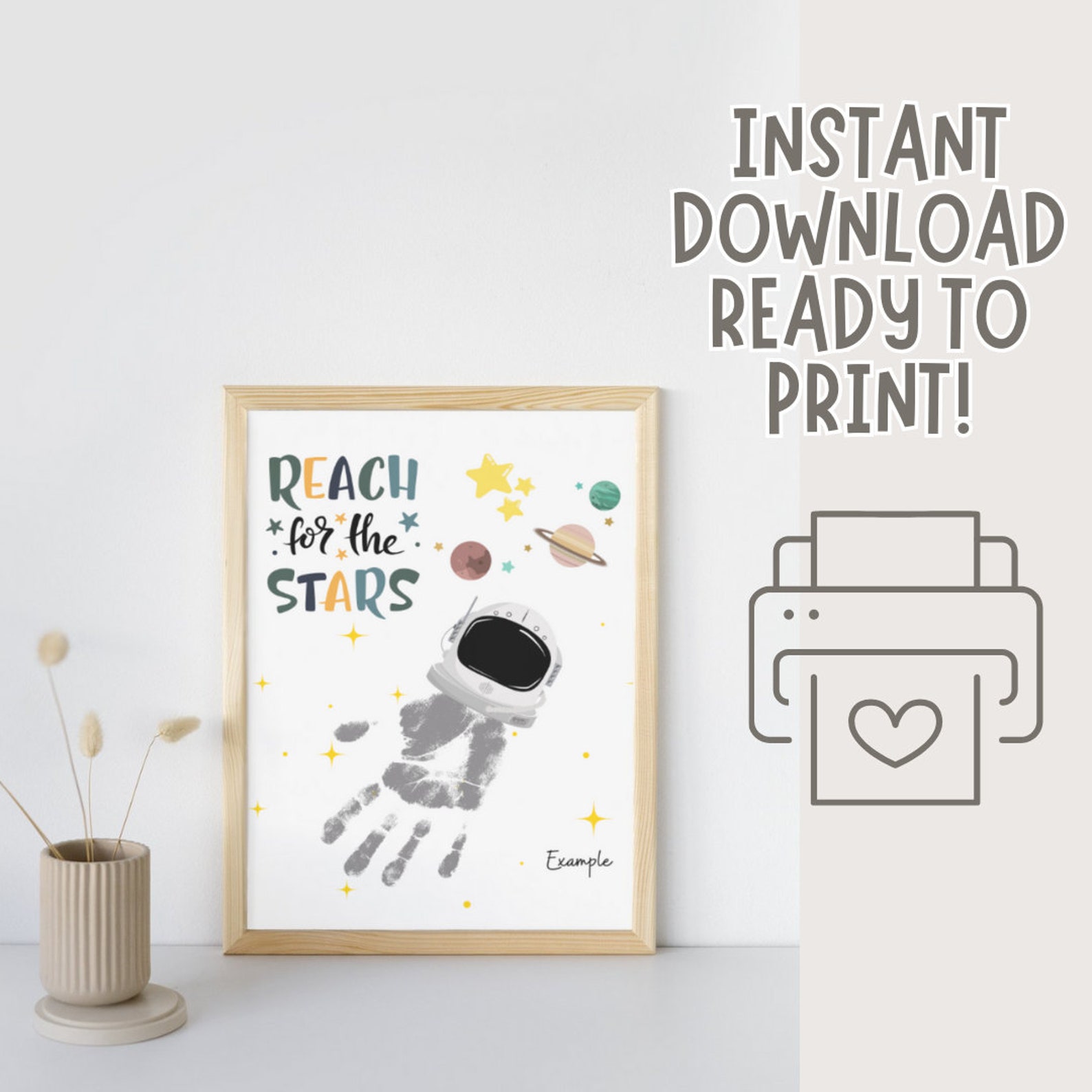 2 Pack Bundle Instant Digital PDF Download - Outer Space Astronaut ...