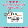 Back to School "smart Cookie" Cookie Gift Tag - Classroom Welcome ...