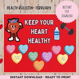 Heart Health Bulletin Boards - Etsy
