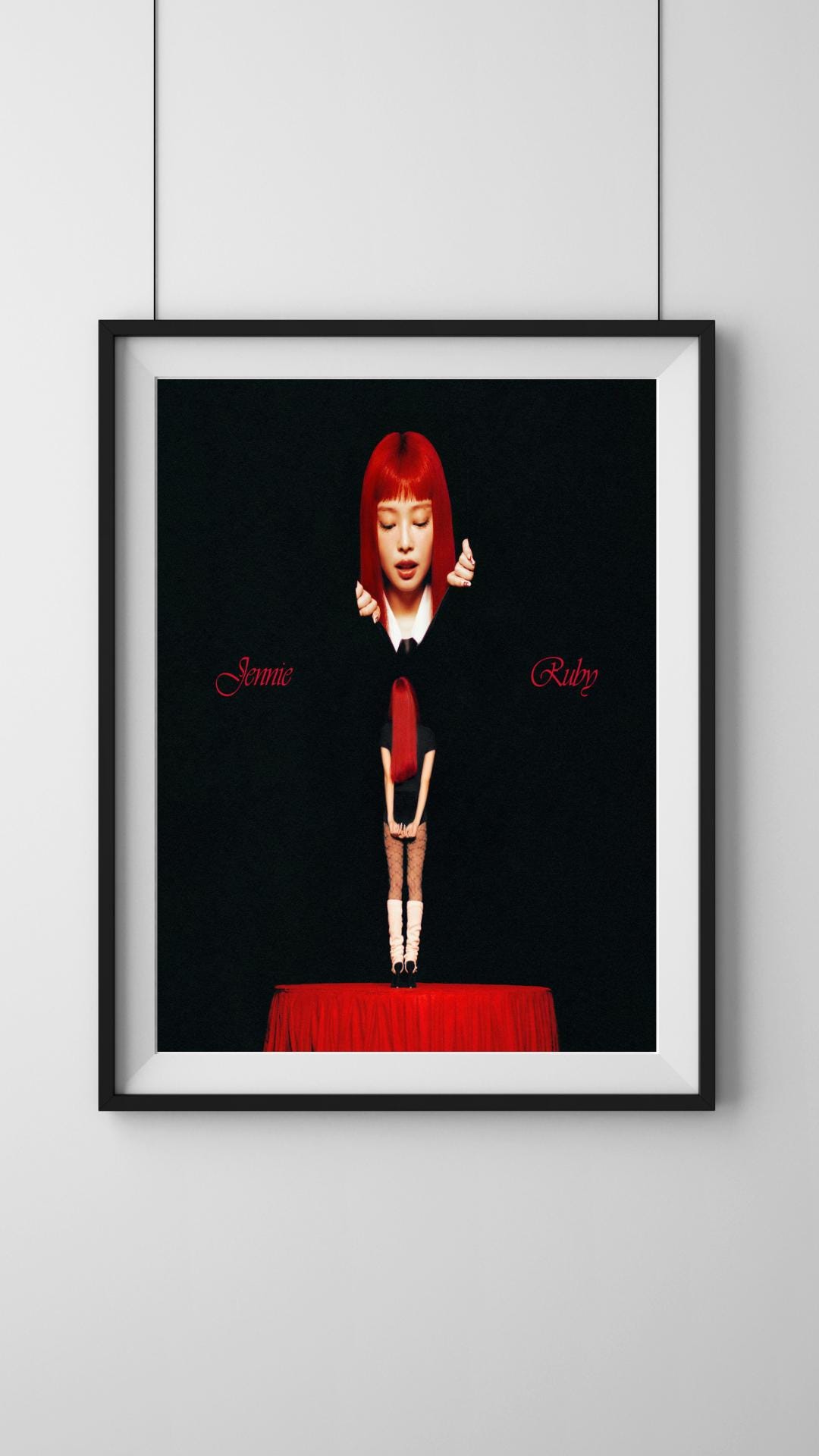 Jennie Ruby Collection of 9 Posters, Kpop Wall Decor, Blackpink Wall ...