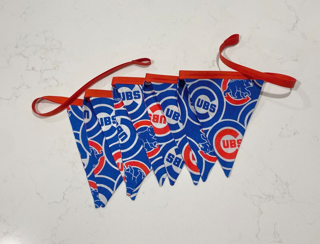 Unique Chicago Cubs Medium Flag Banner Handmade Cubs Fan Decor - Etsy