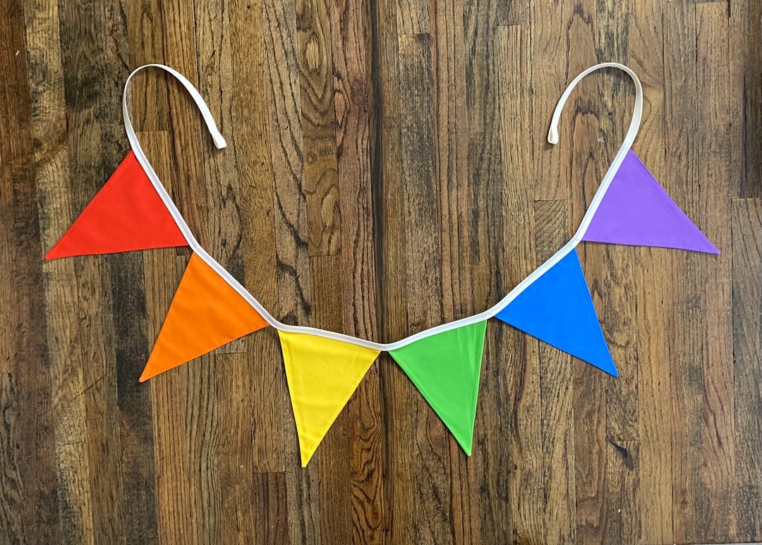 Reusable Rainbow Banner - Pride Banner - Large Flags - Etsy