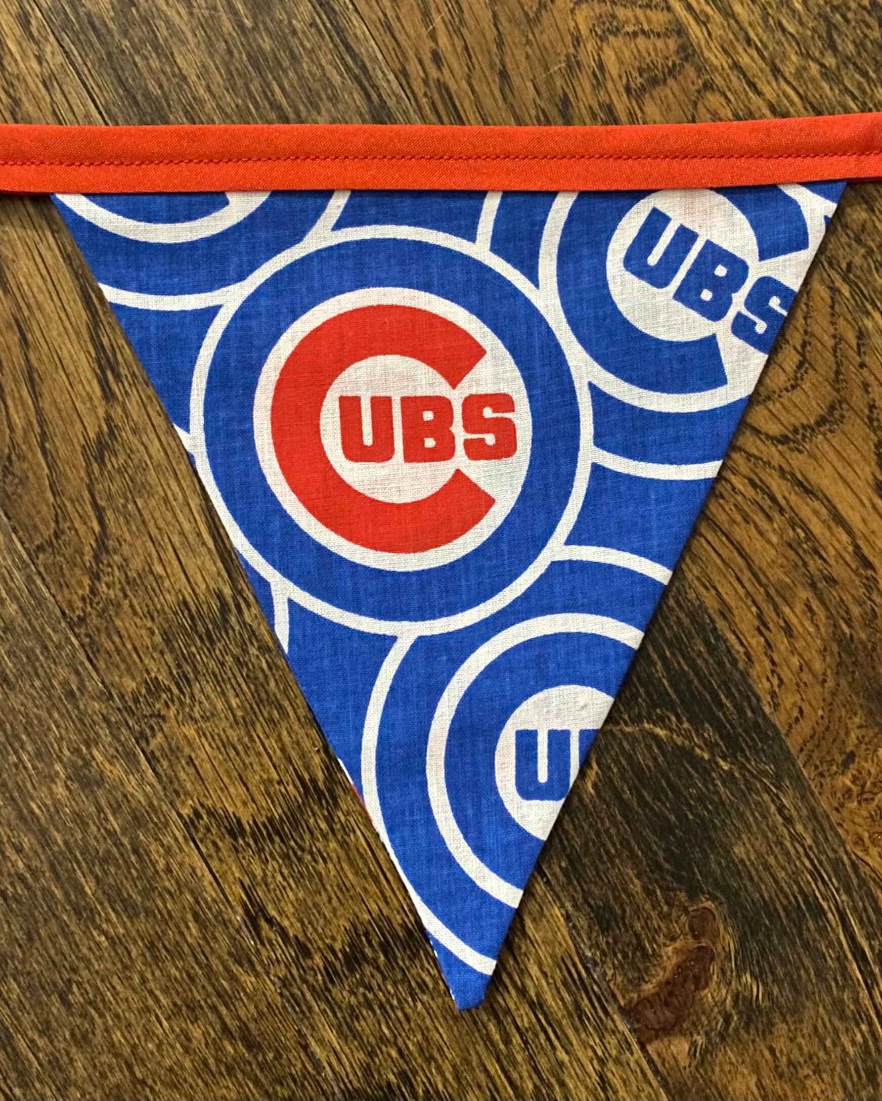 Unique Chicago Cubs Medium Flag Banner Handmade Cubs Fan Decor - Etsy