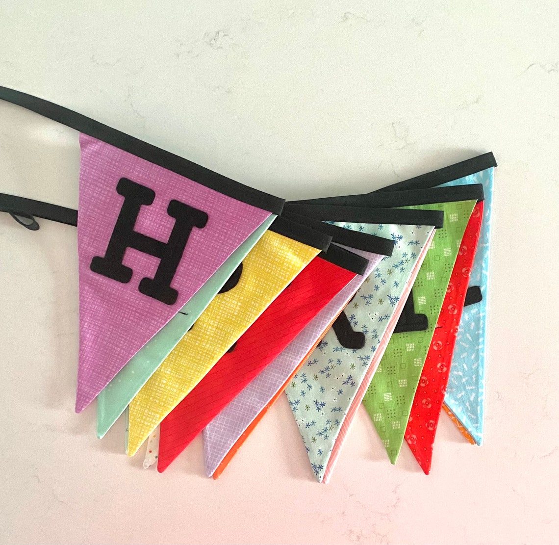 Quality, Handmade, Reusable Happy Birthday Banner - Assorted Colorful ...
