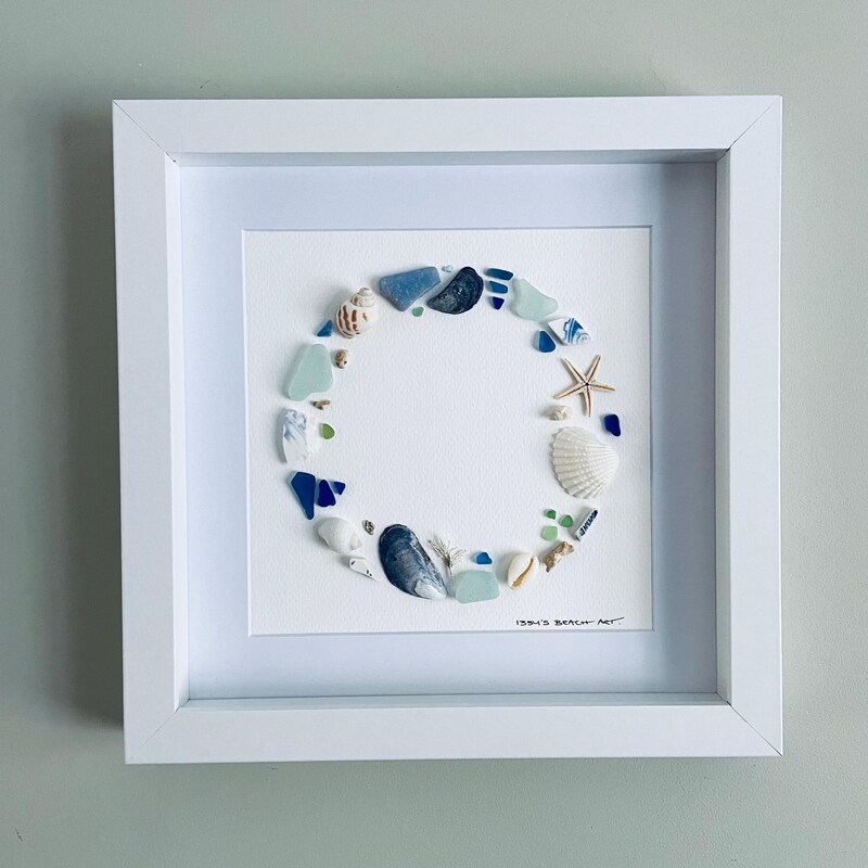 Beach Sea Glass Wreaths - Etsy UK