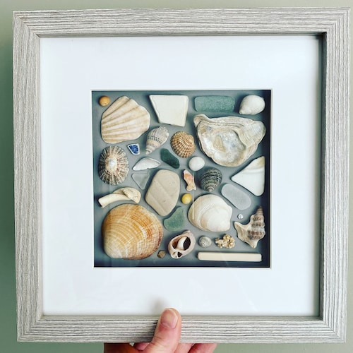 Cornish Mussel Shell Mandala Shell Art Picture Handmade in - Etsy