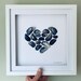 Cornish Helford Mussel Shell Heart Shell Art Picture Handmade in ...