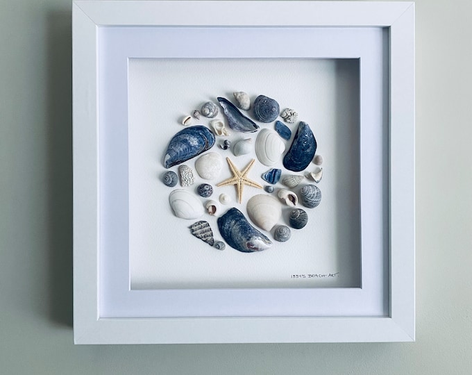 Seashell Tree 13” Seashell Art Tree, Christmas Gift, Shell Art, Ocean ...