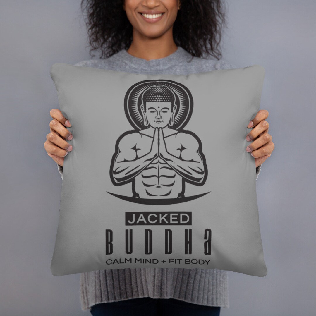 Almohada básica de Buda Jacked - Etsy España
