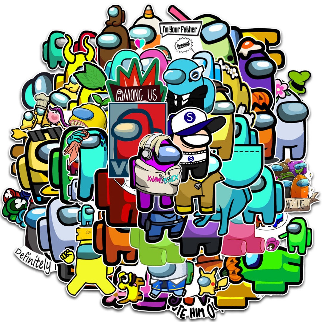 50 PCS of Among US Sticker Pack - Etsy