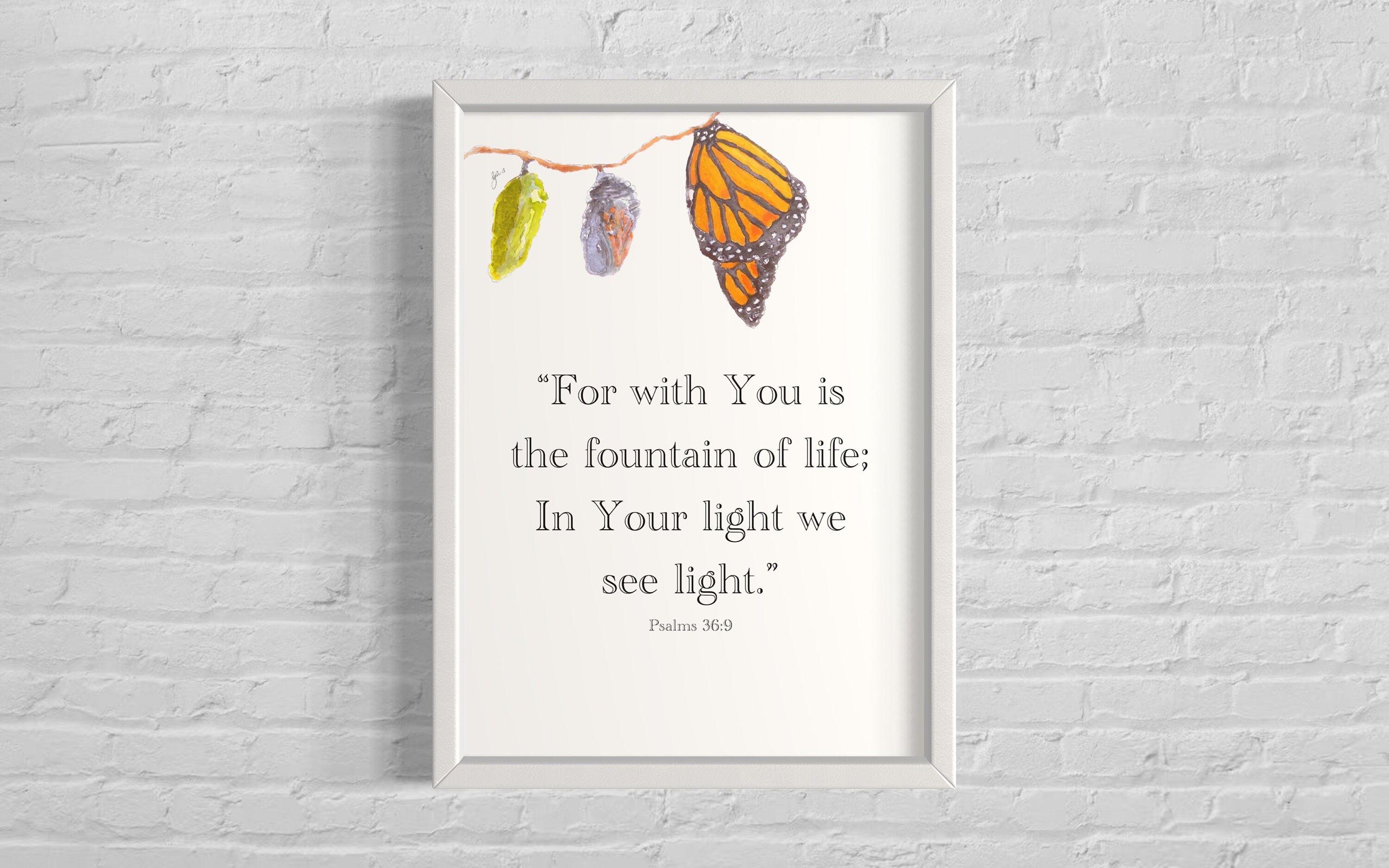 PRINTABLES butterflies & Bible Verses From the Series Transition by Gia ...