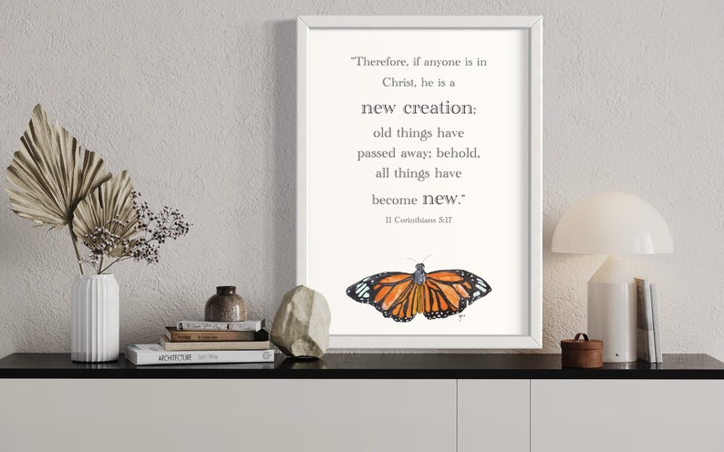 PRINTABLES butterflies & Bible Verses From the Series - Etsy