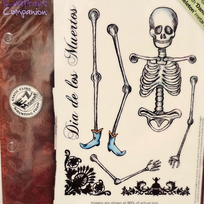 Skull Rubber Stamp - Etsy