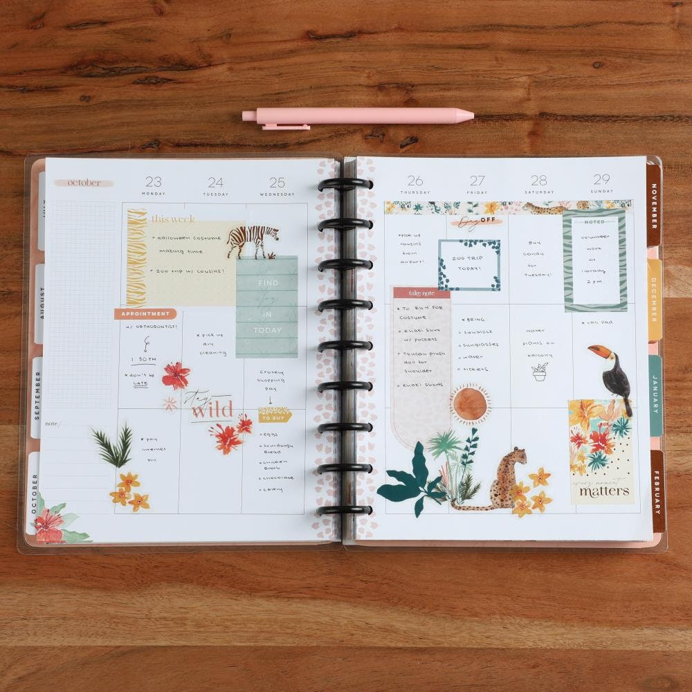 NEW 18 Month Happy Planner July 2023 Dec 2024 Vertical Layout Celestial Theme - glwec.in