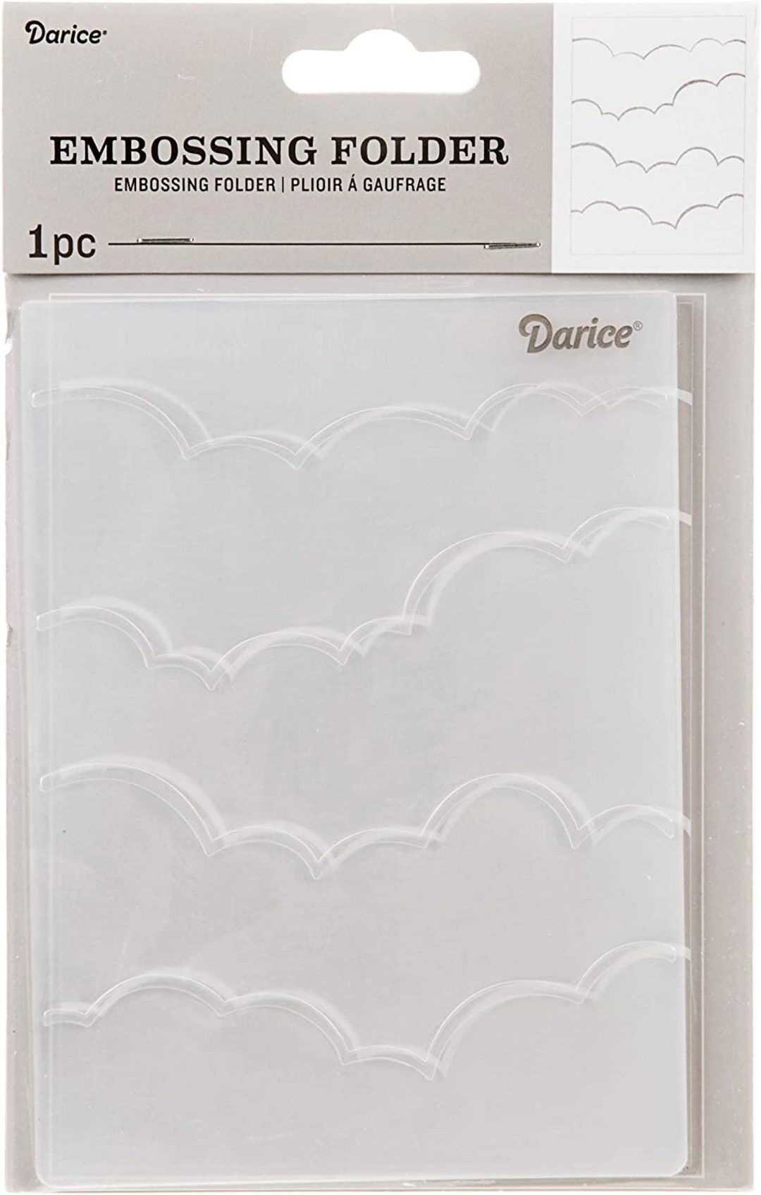 Darice Clouds Embossing Folder Cards Cardmaking - Etsy