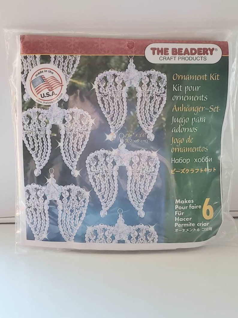Angel Wings Beaded Ornament Kit the Beadery DIY Christmas - Etsy