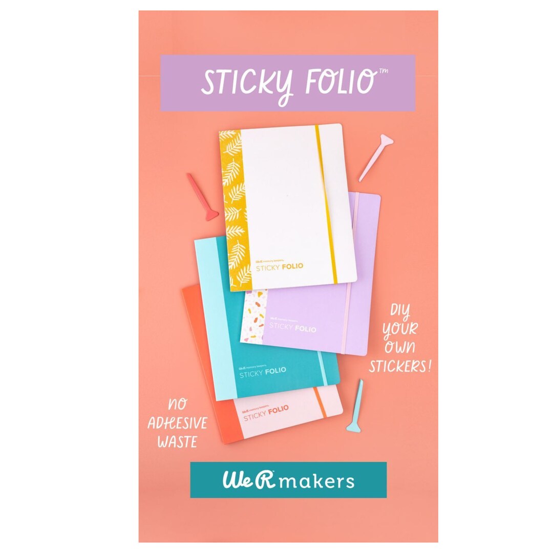 Sticky Folio by We R Memory Keepers | No Mess Adhesive Sheets | DIY ...