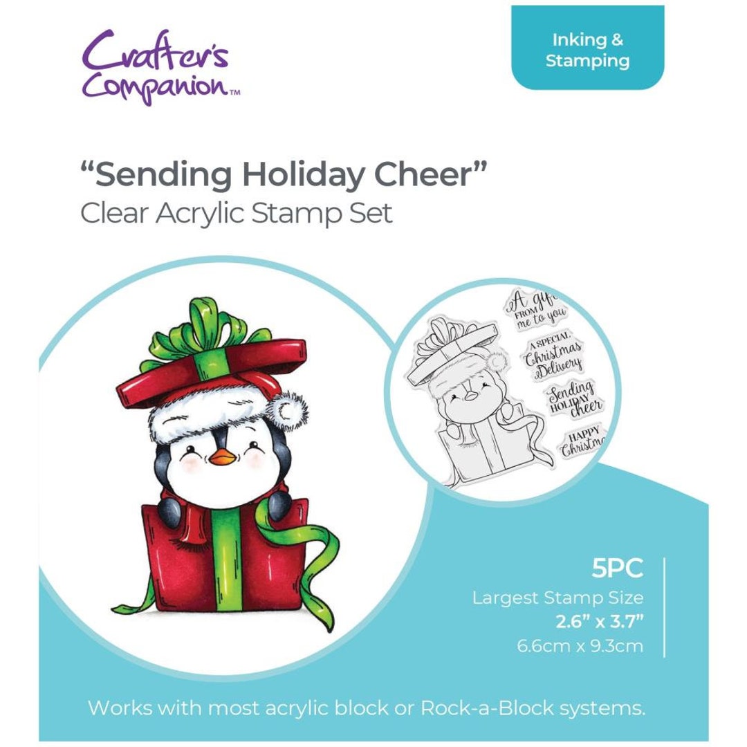 Sending Holiday Cheer Acrylic Clear Stamp | Crafter's Companion ...