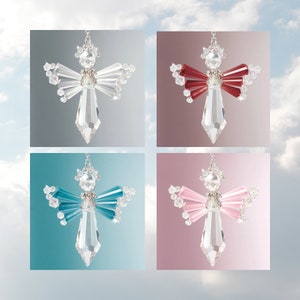 Crystal Birthstone Angel Ornament Kit | DIY Suncatcher Carcharm | Solid ...