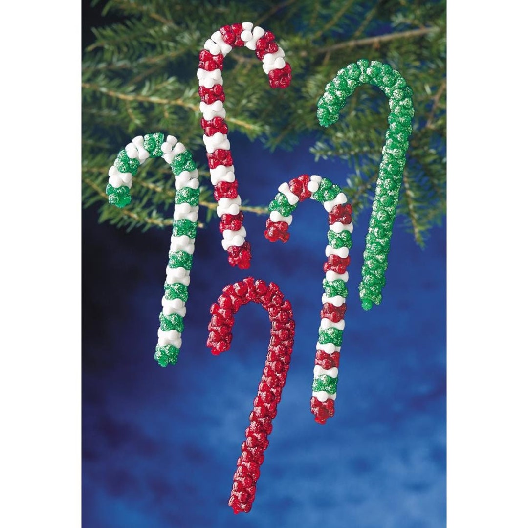 Candy Cane Assortment Beaded Ornament Kit | the Beadery DIY Christmas ...