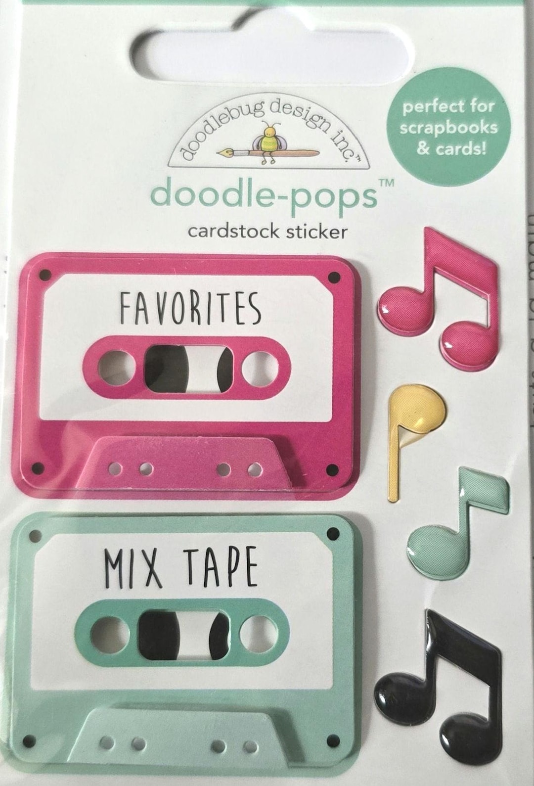 Doodlebug Doodle-pops Misc. 3D Stickers | Choice of | Dimensional ...