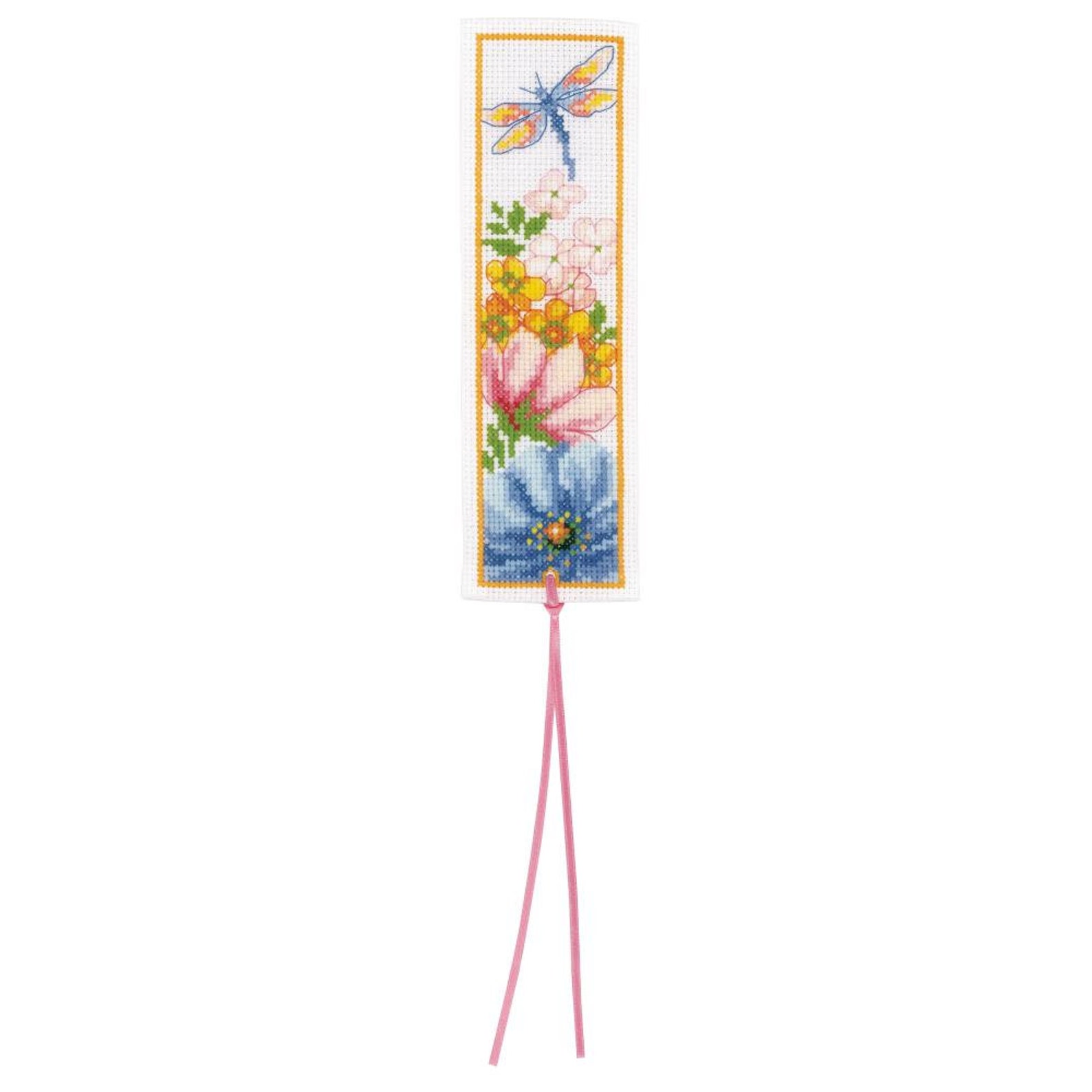 Vervaco Colorful Flowers Bookmarks Counted Cross Stitch Kit - Etsy