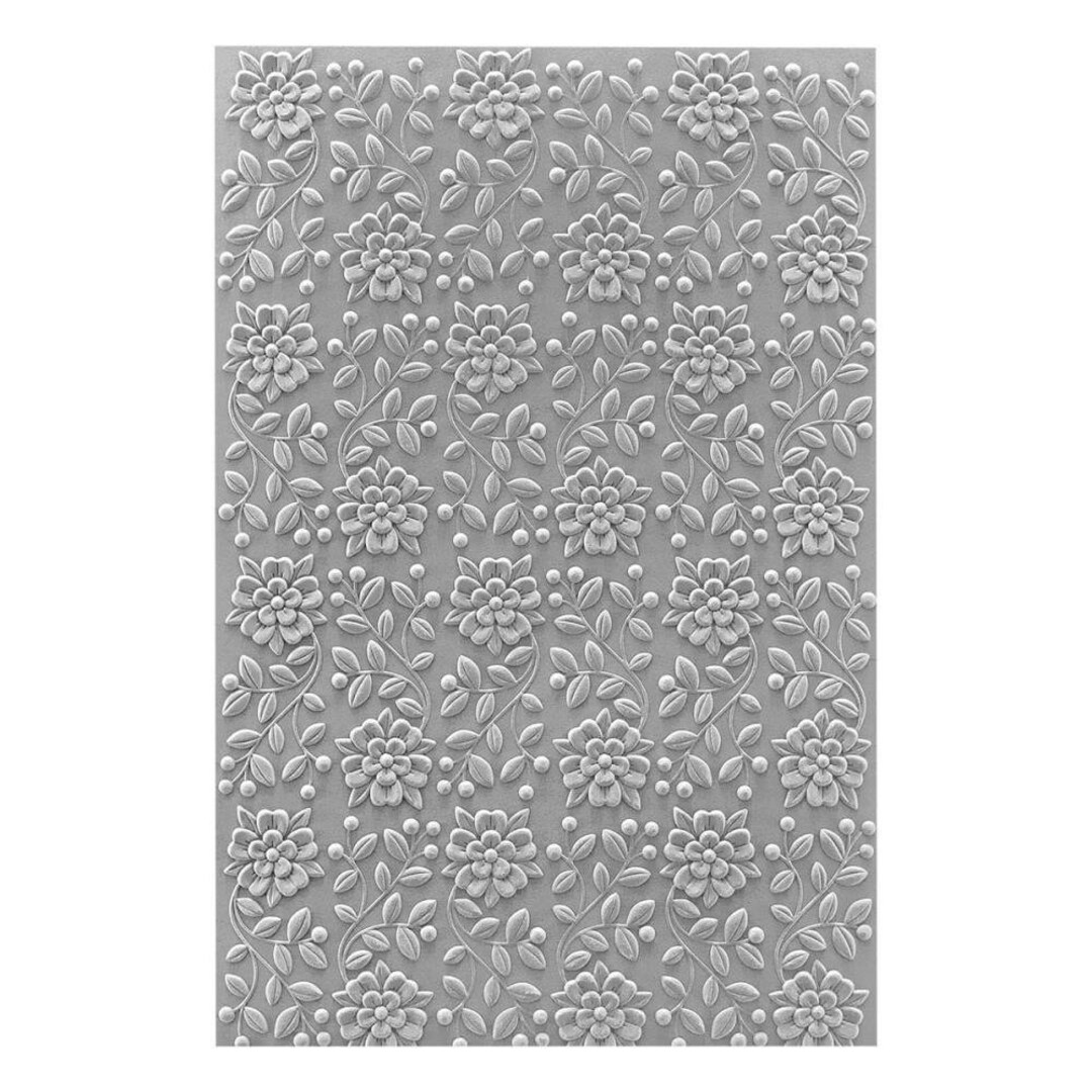 Floral & Vine 3D Embossing Folder | Spellbinders Folder | Cardmaking Supplies - Etsy